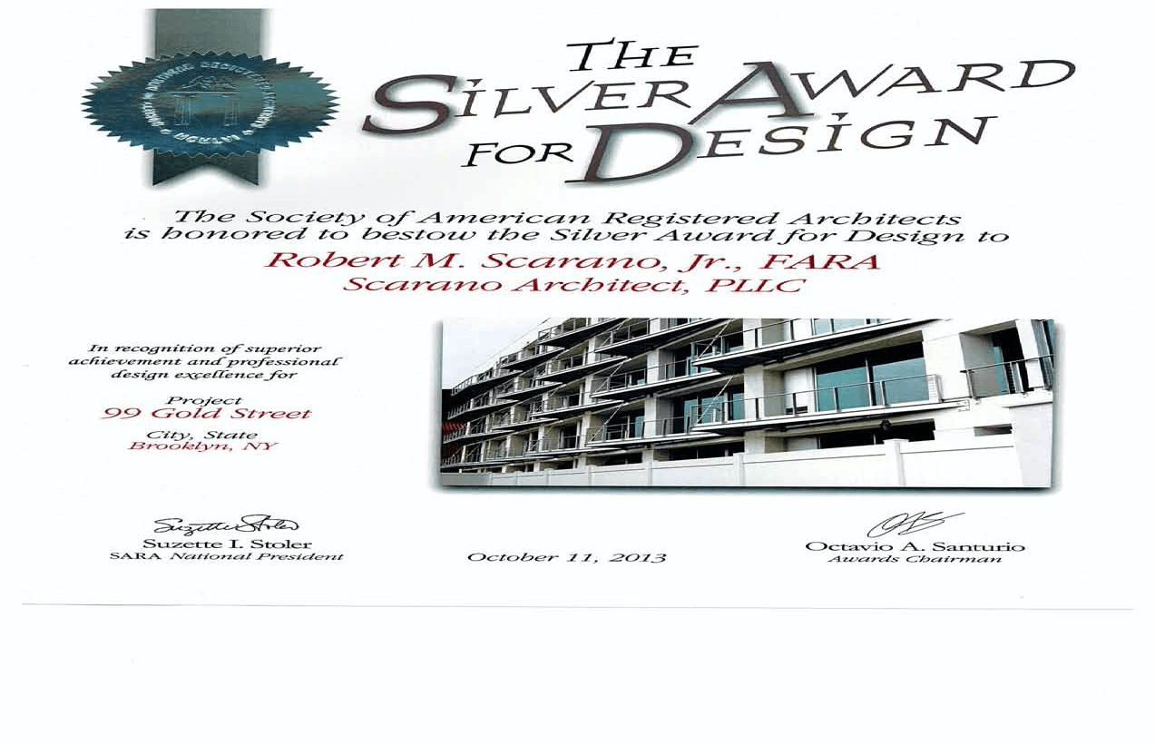 Awards - Scarano Architect